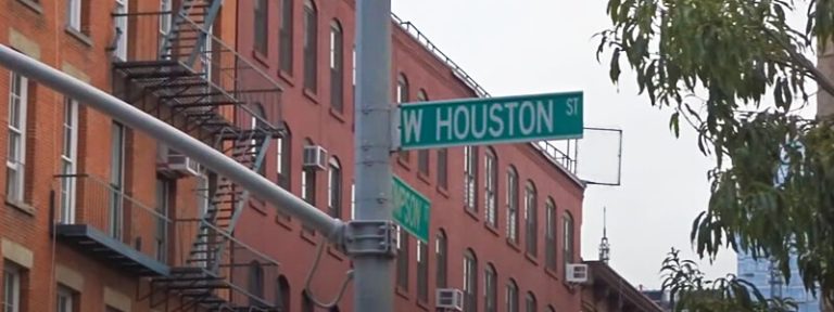 Houston Street – Walking Manhattan – Responsible New York